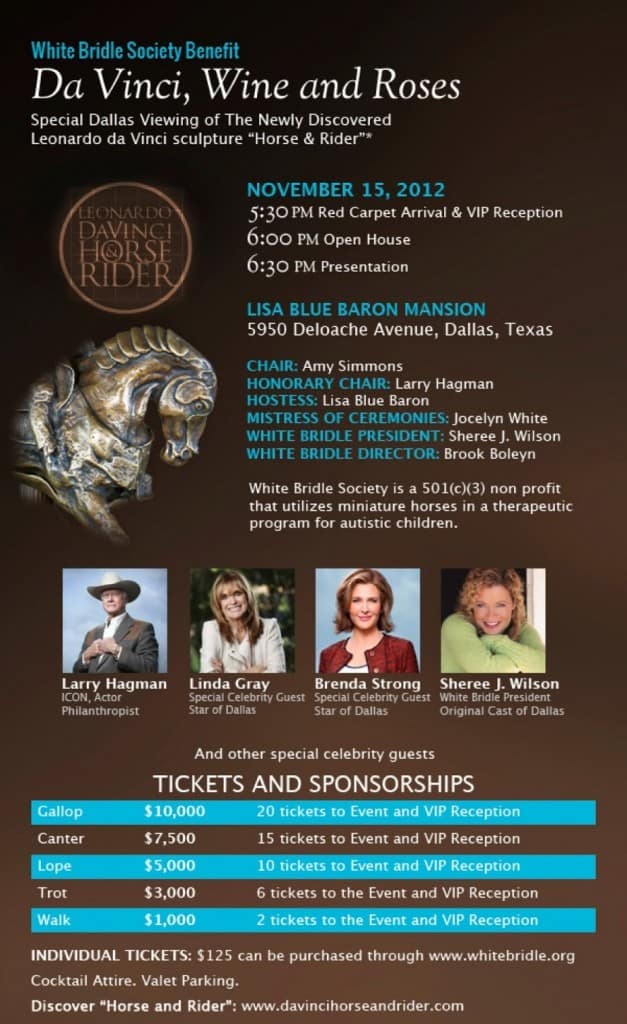 Newly Discovered Leonardo da Vinci “Horse & Rider” Visits Dallas - The ...